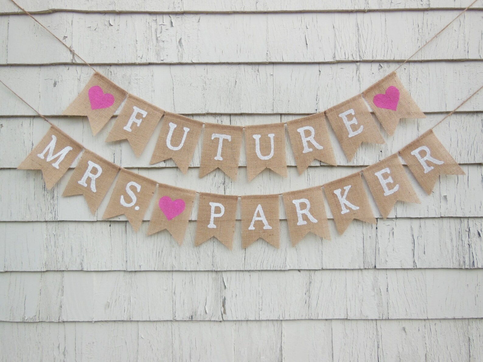 Future Mrs Banner, Custom Banner, Future Mrs Garland, Engagement ...