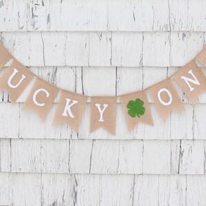 Lucky One Banner, Lucky One Birthday Party Decorations, St Patricks Day ...