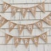 Navy Blue Birthday Decorations, Happy Birthday Burlap Banner, Happy ...