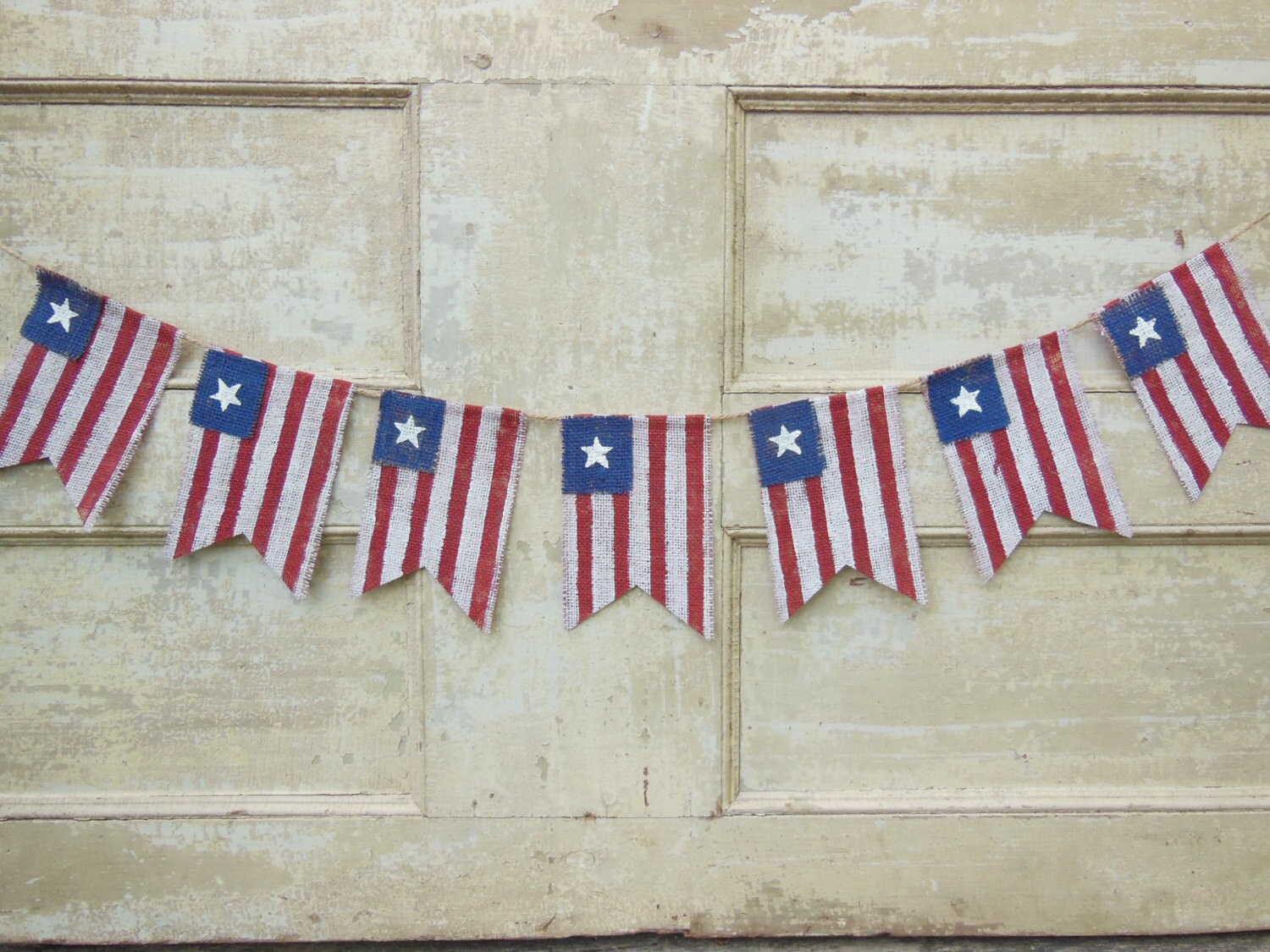 American Flag Banner Patriotic Banner Patriotic Bunting 4th - Etsy