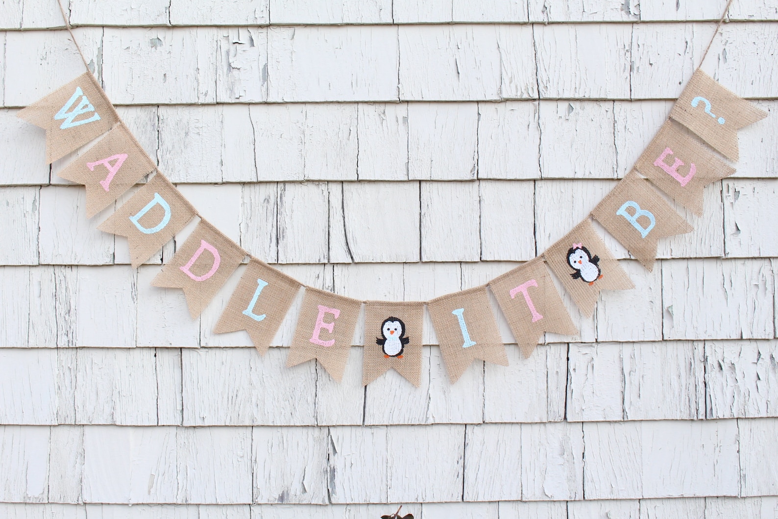 Waddle It Be Banner Gender Reveal Party Shower Decor Baby - Etsy Australia