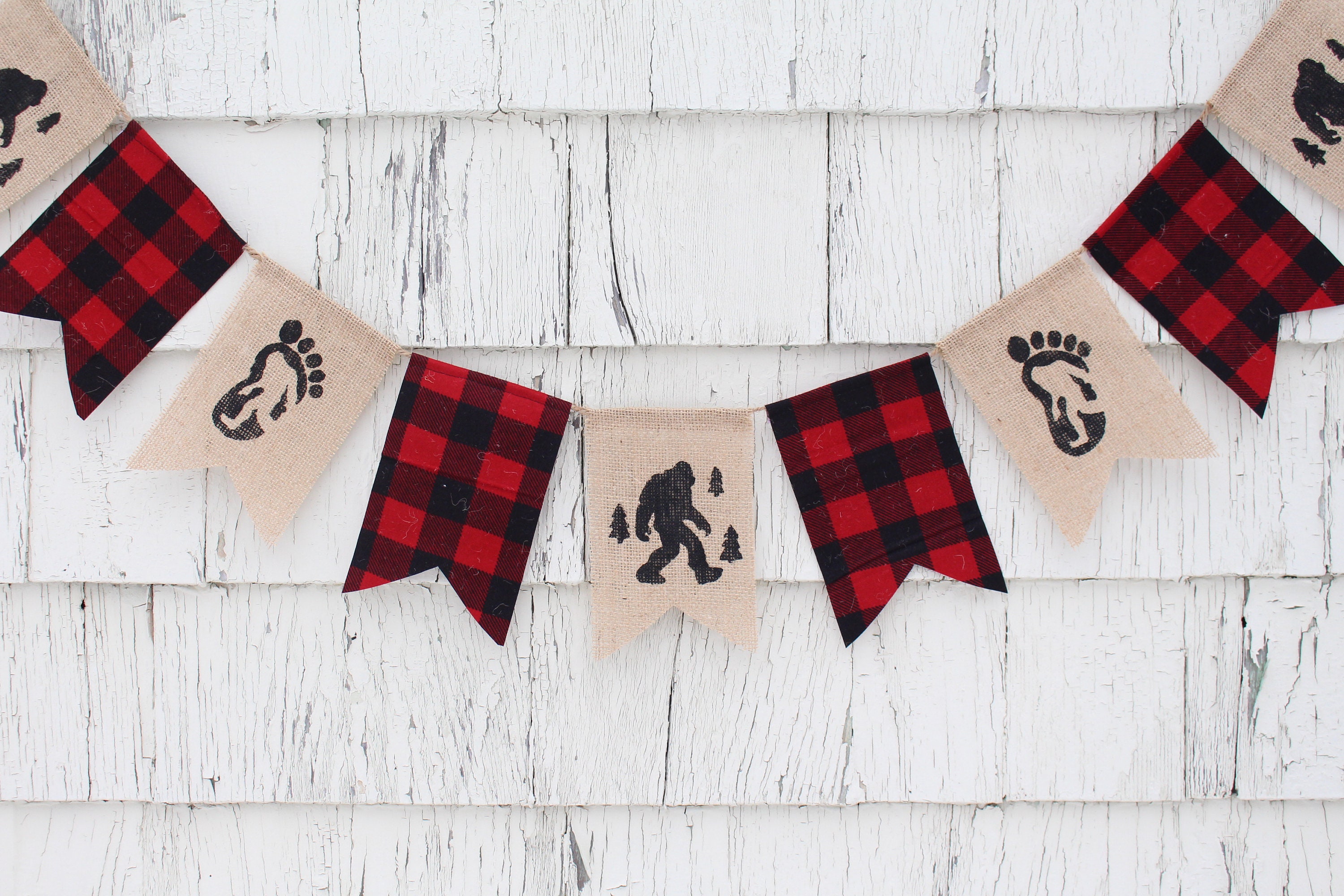 Bigfoot Party Decorations, Sasquatch Banner, Bigfoot Birthday Decor ...