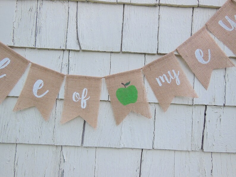 Apple of My Eye Baby Shower Apple of My Eye Banner Apple | Etsy