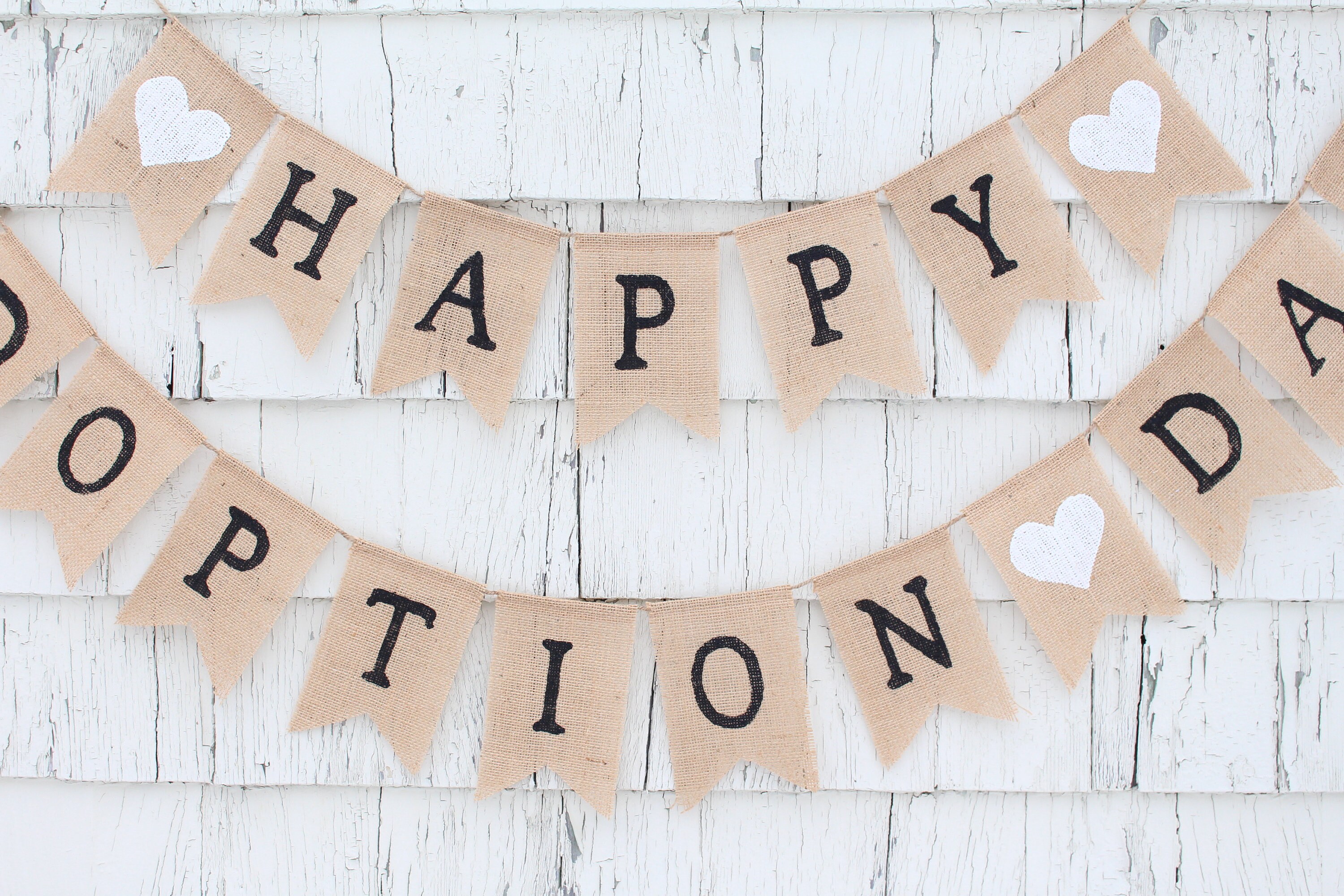 Happy Adoption Day Banner Adoption Banner Gotcha Day - Etsy
