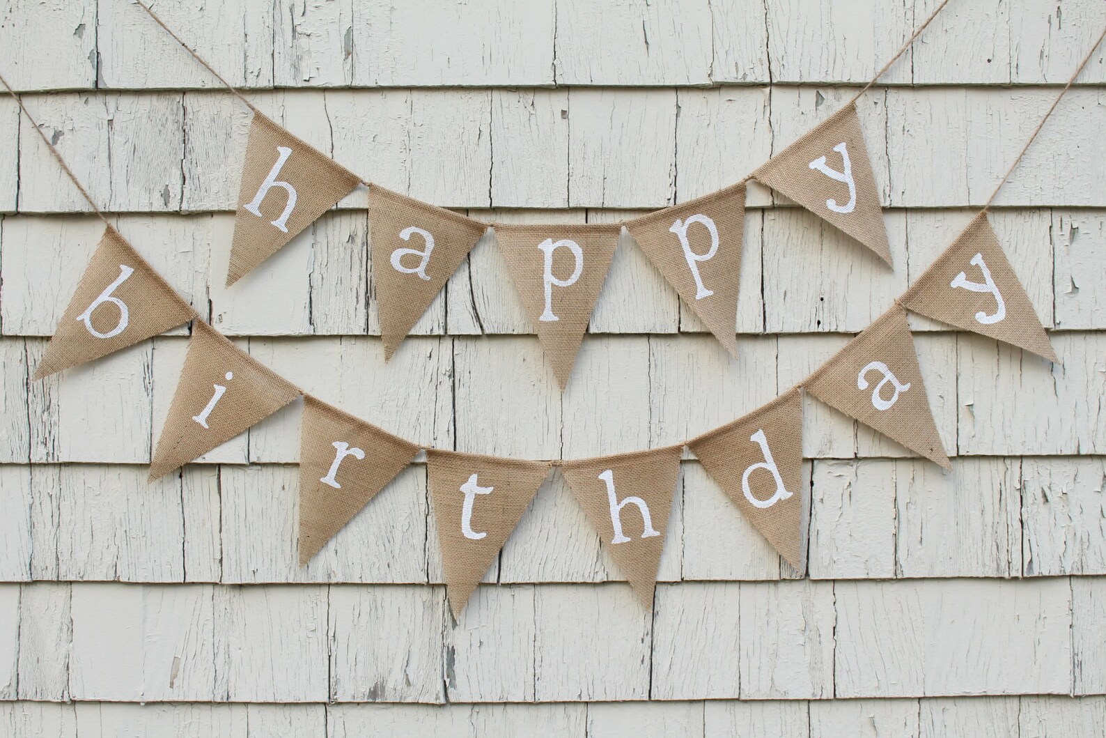 Navy Blue Birthday Decorations Happy Birthday Burlap Banner | Etsy