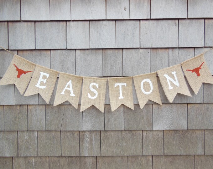 Personalized University of Texas Graduation Banner // Custom UT Austin ...