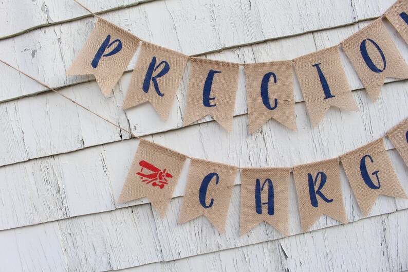 Precious Cargo Banner Precious Cargo Baby Shower Vintage - Etsy