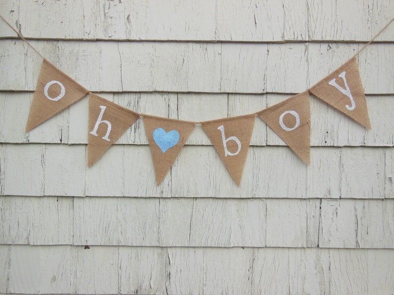 Oh Boy Banner Oh Boy Baby Shower Baby Boy Banner Baby Boy - Etsy