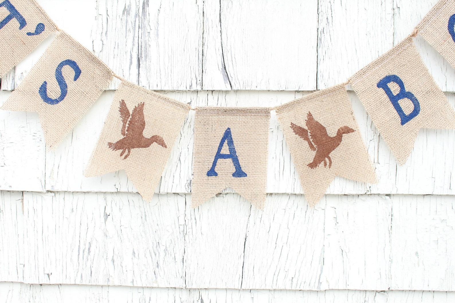 Duck Hunting Baby Shower Banner, Duck Baby Shower Decorations, Its A ...