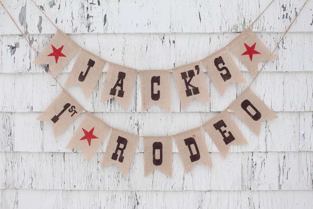 First Rodeo Birthday, Rodeo Party Decorations, Cowboy First 1st ...