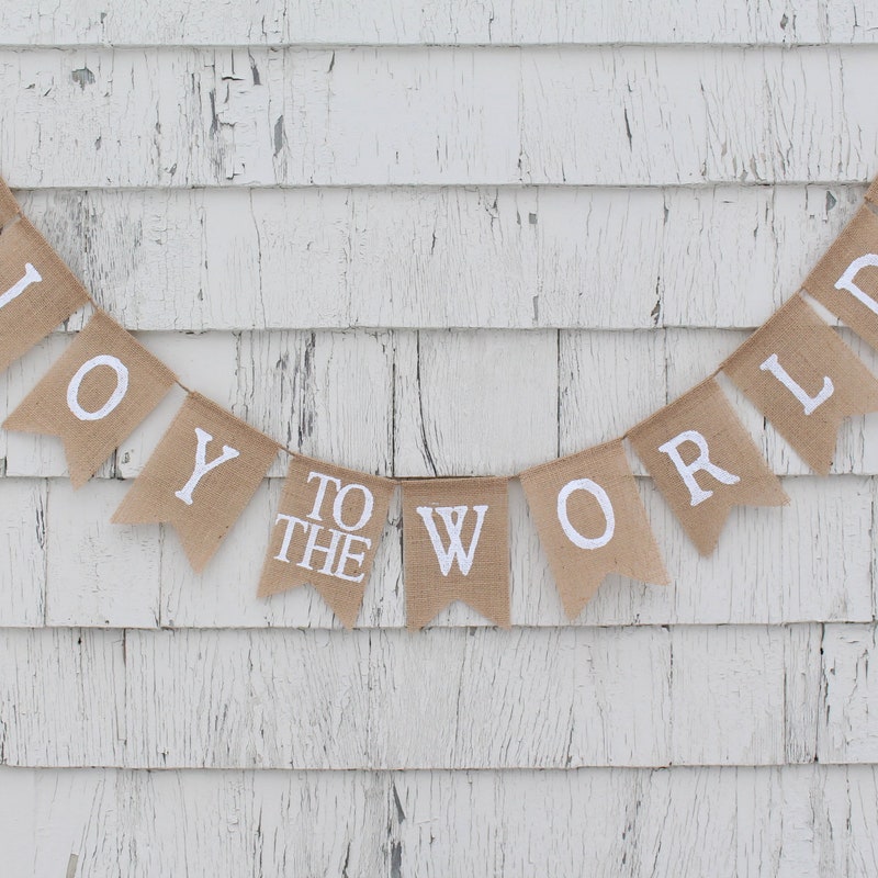 Joy to the World Banner - Etsy