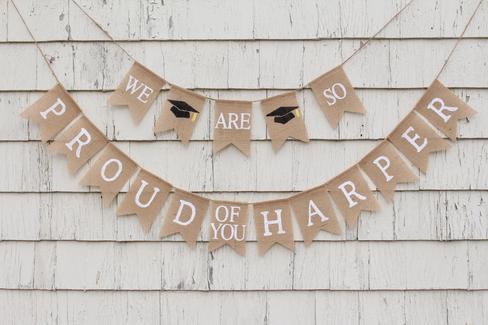 We Are so Proud of You Banner Graduation Burlap Banner Class - Etsy