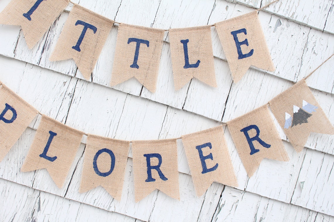 Little Explorer Banner Adventure Baby Shower Banner | Etsy