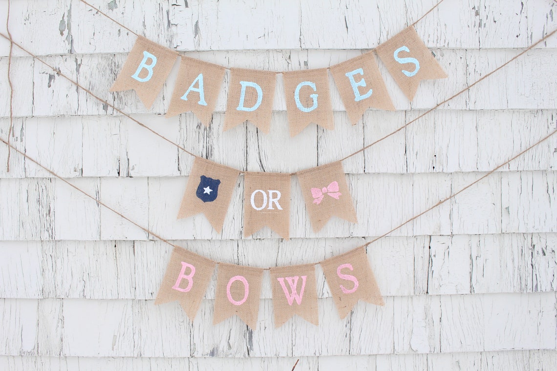 Firefighter Gender Reveal, Badges or Bows Gender Reveal, Badges or Bows ...