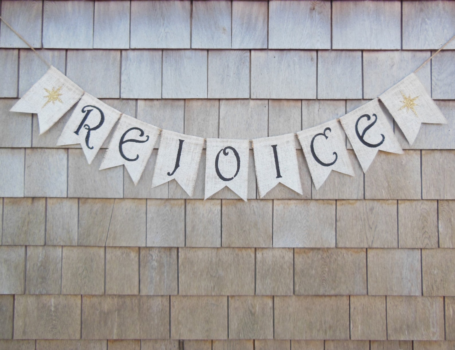 Rejoice Banner, Rejoice Bunting, Christmas Banner, Christmas Decor ...