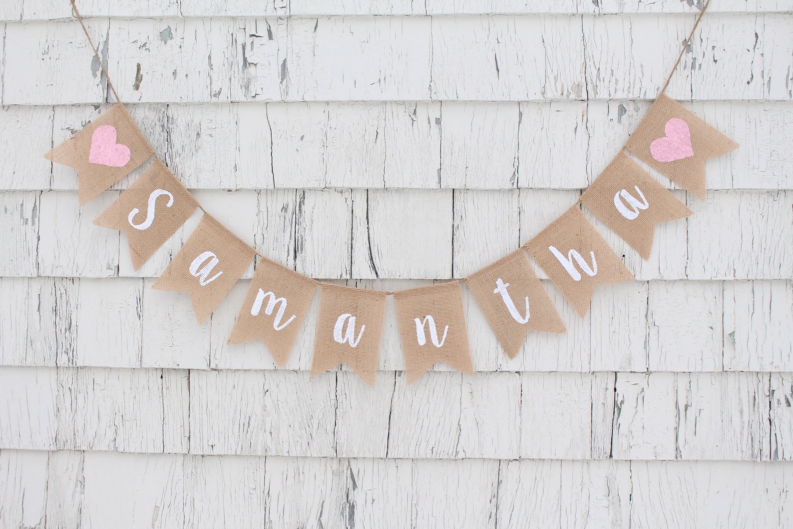 Custom Baby Name Banner Script Banner Personalized Baby | Etsy