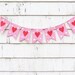 Heart Banner, Heart Bunting, Valentines Day Burlap Banner, Valentines ...