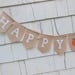 Happy Fall Burlap Banner Fall Bunting Fall Garland Happy - Etsy