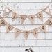 Happy Anniversary Burlap Banner, 50th Anniversary Party Decorations ...