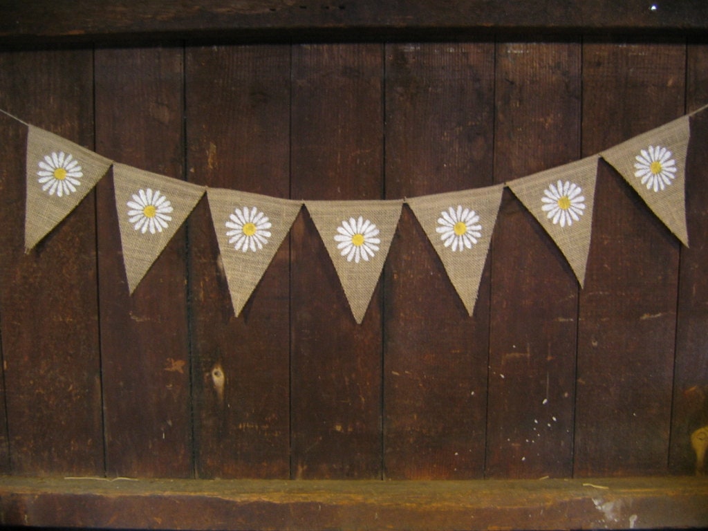 Summer Banner Bunting Flower Banner Summer Garland Home - Etsy