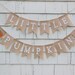 Happy Birthday Burlap Banner, Happy Birthday Bunting, Happy Birthday ...