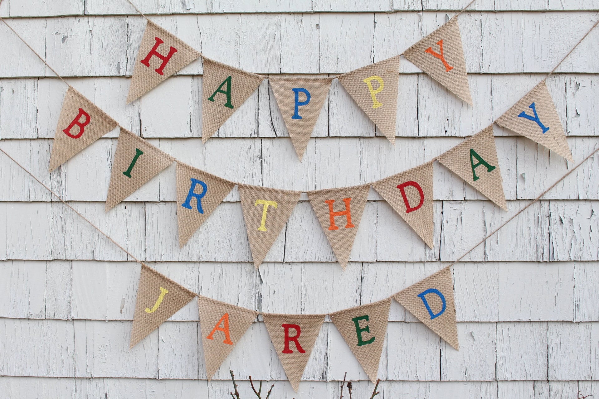 Personalized Happy Birthday Banner Custom Happy Birthday | Etsy