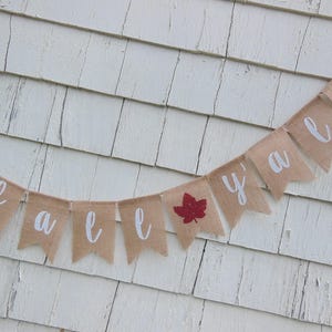 Happy Fall Y'all Burlap Banner, Happy Fall Yall Bunting, Happy Fall Y ...