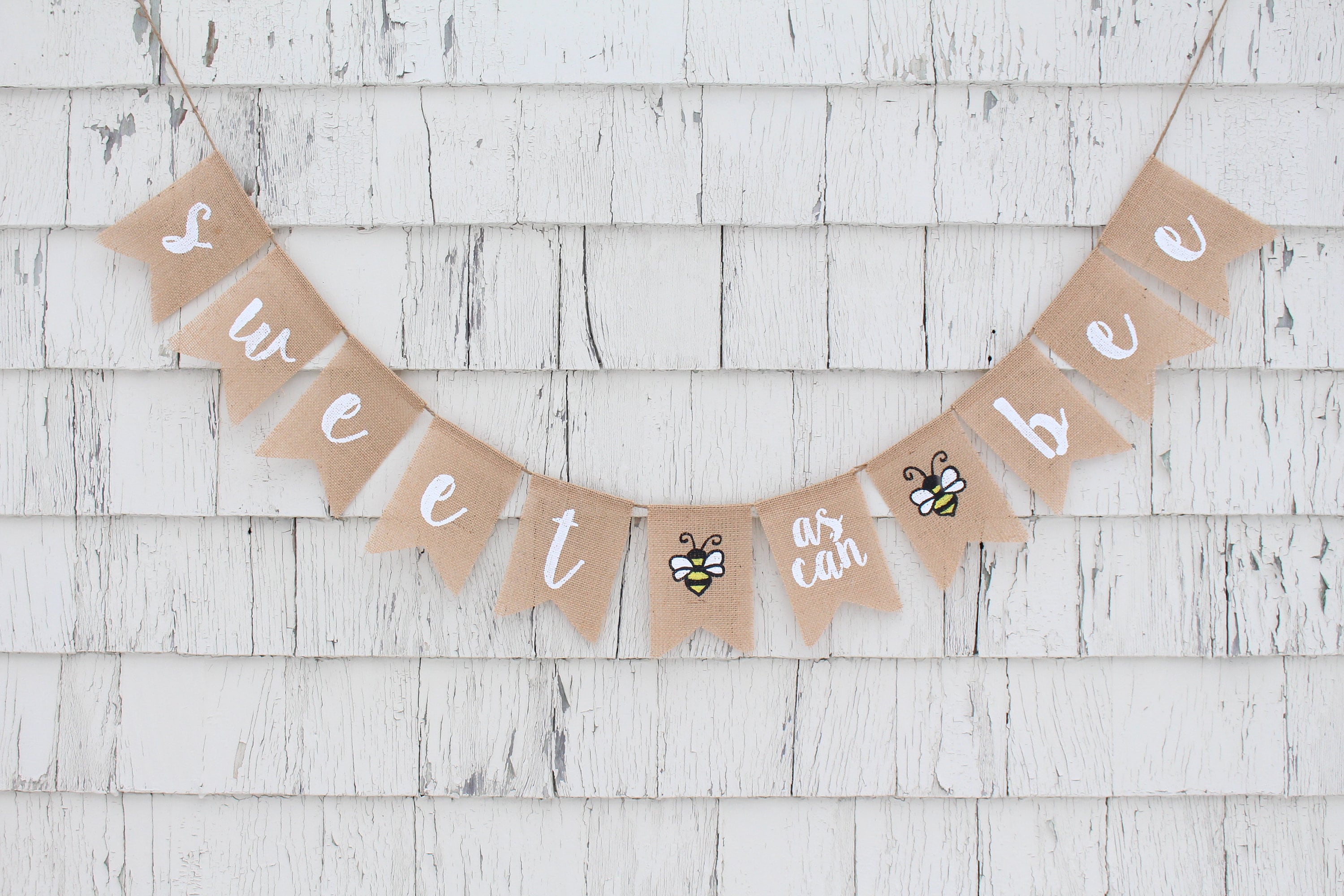 Bumble Bee Baby Shower Sweet as Can Bee Banner Bee Shower | Etsy