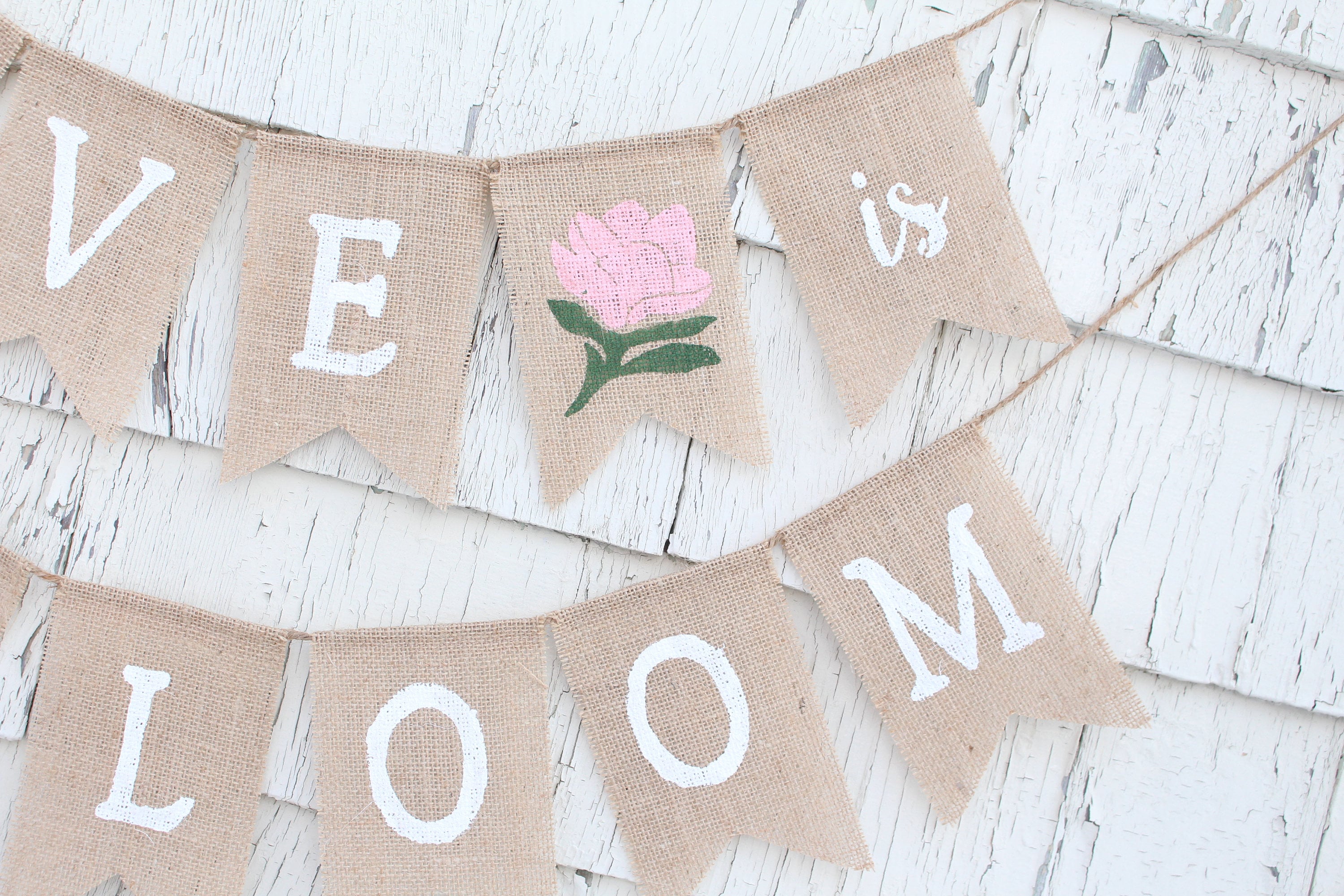 Love is in Bloom Banner Love is in Bloom Bridal Shower Let | Etsy