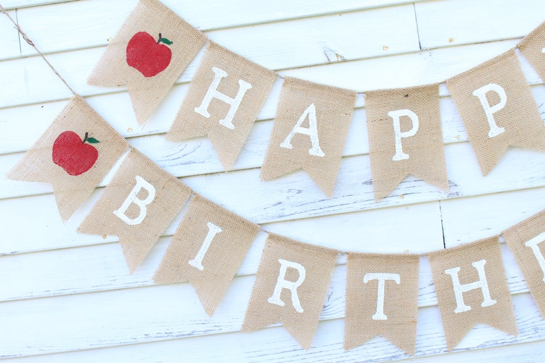 Apple Birthday Party Decorations Fall First Birthday Apple | Etsy