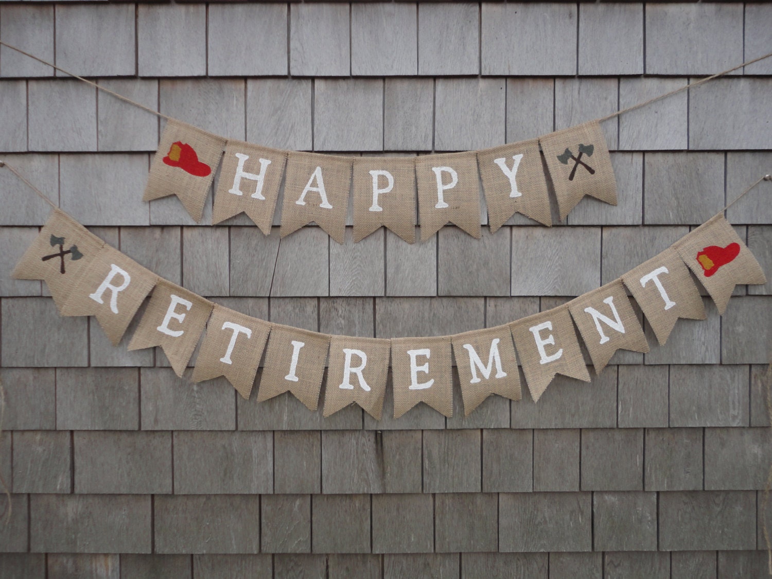 Retirement Party Decor Retirement Banner Retirement Burlap - Etsy