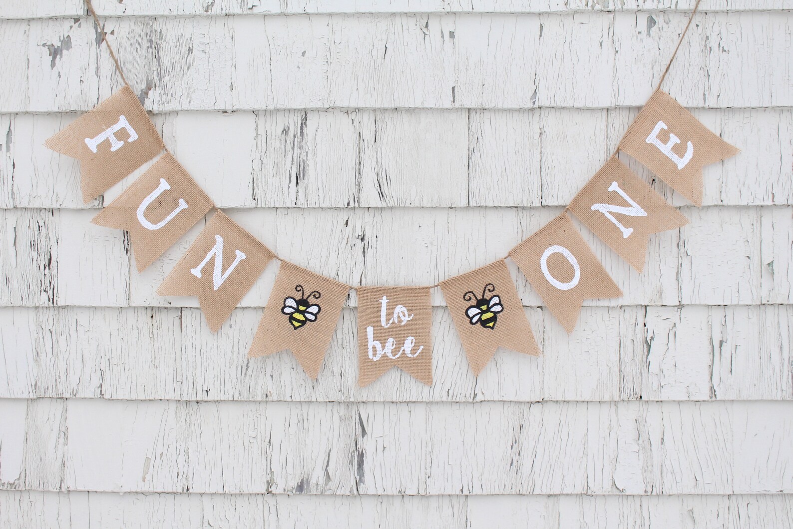 Fun to Bee One Banner Bumble Bee First Birthday Happy Bee - Etsy