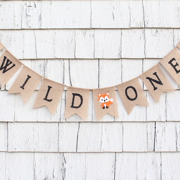 Wild One Banner - Etsy