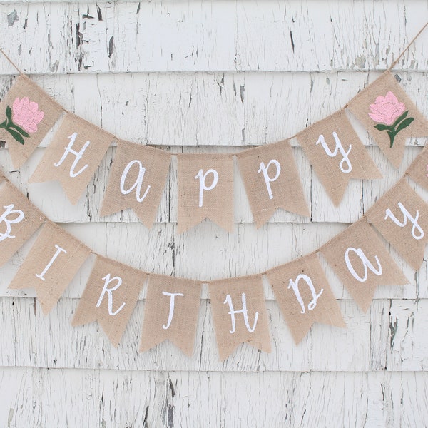 Floral Banner - Etsy