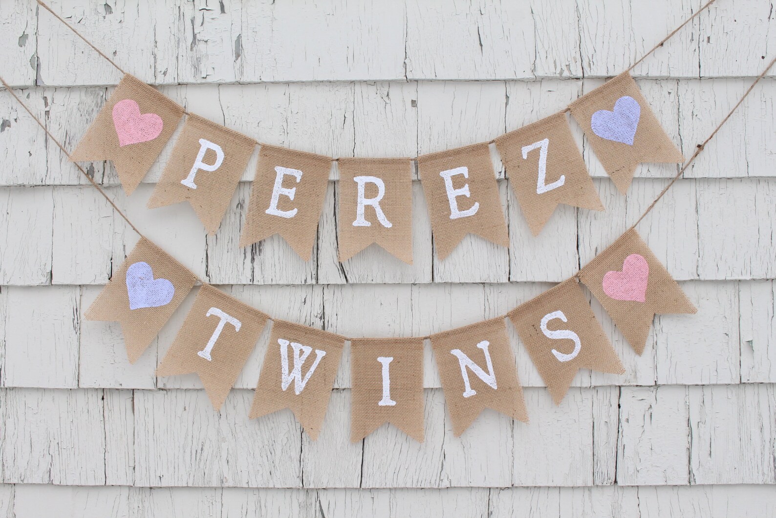 Twin Girls Baby Shower, Twins Baby Shower Banner, Twins Bunting, Twice ...