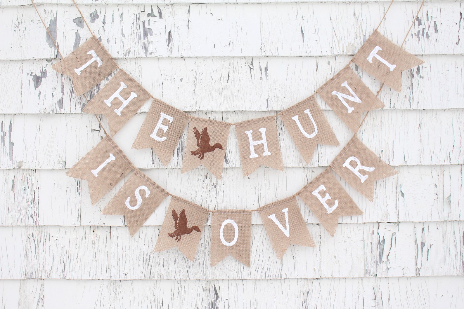 The Hunt is Over Banner, the Hunt is Over Engagement Party, Hunting ...