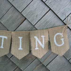 We're Expecting Banner, Baby Burlap Banner, Baby Bunting, Pregnancy ...