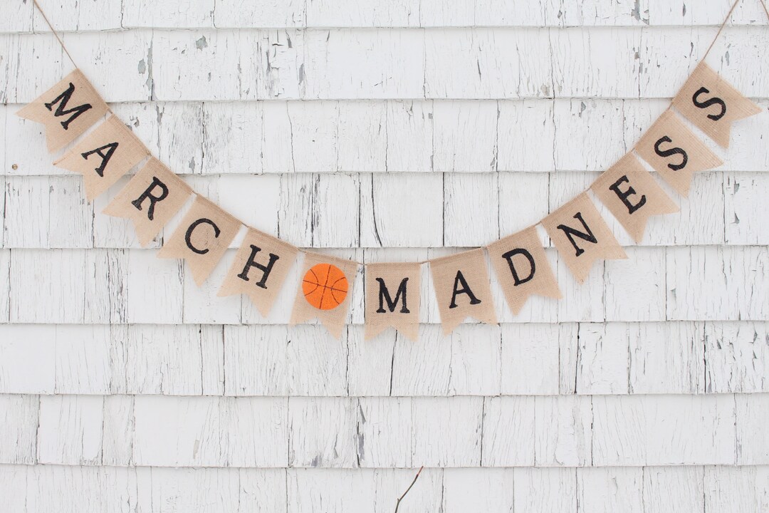 March Madness Decor, March Madness Banner, March Madness Party Garland ...