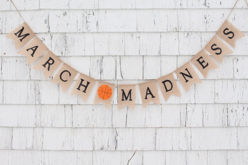 March Madness Decor, March Madness Banner, March Madness Party Garland ...
