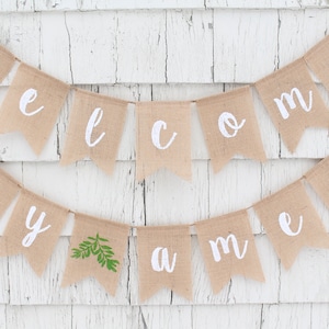 Greenery Baby Shower Banner, Greenery Shower Decorations, Baby Shower ...