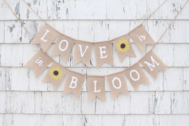 Love is in Bloom Banner Love is in Bloom Bridal Shower Let | Etsy