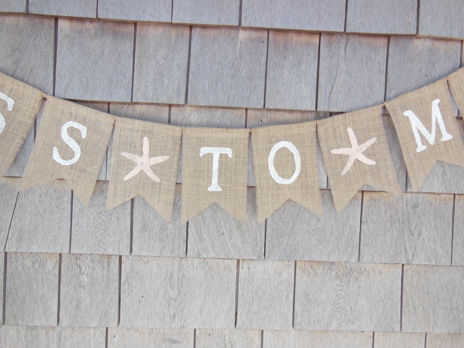 Beach Bridal Shower Decor Miss to Mrs Banner Star Fish - Etsy