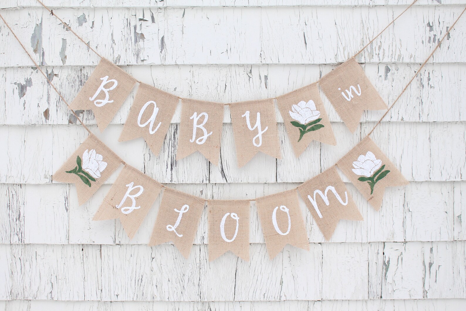 Baby in Bloom Banner Flower Baby Shower Decorations Baby in - Etsy New ...
