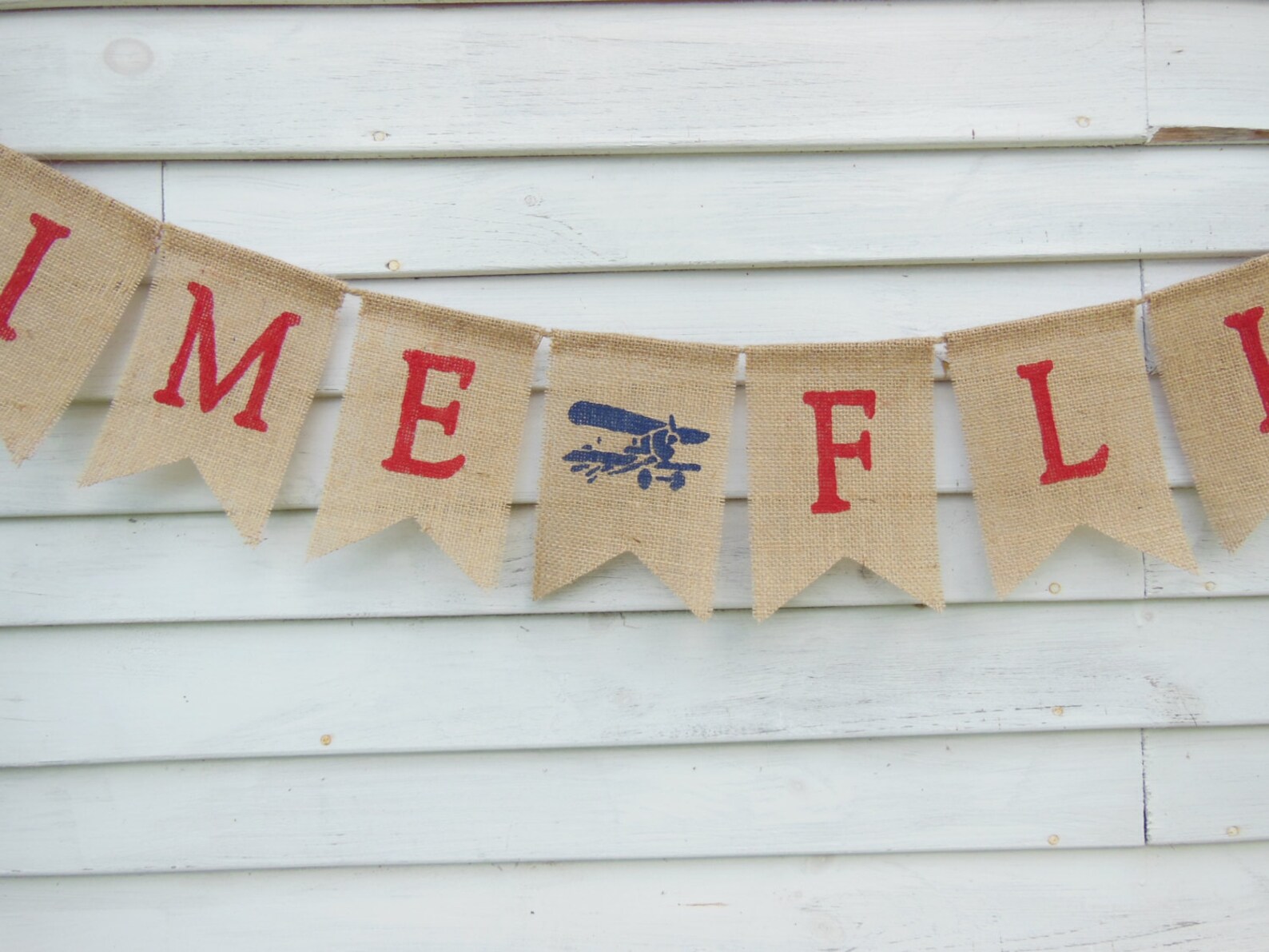 Time Flies 1st Birthday Banner, Vintage Airplane First Birthday Decor ...