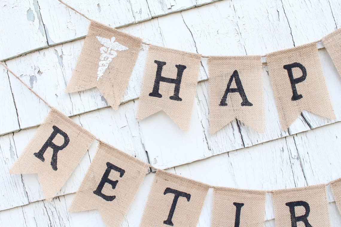 Nurse Doctor Retirement Party Decorations Happy Retirement - Etsy