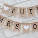 Future Mrs Banner, Custom Burlap Banner, Future Mrs Bunting, Rustic ...