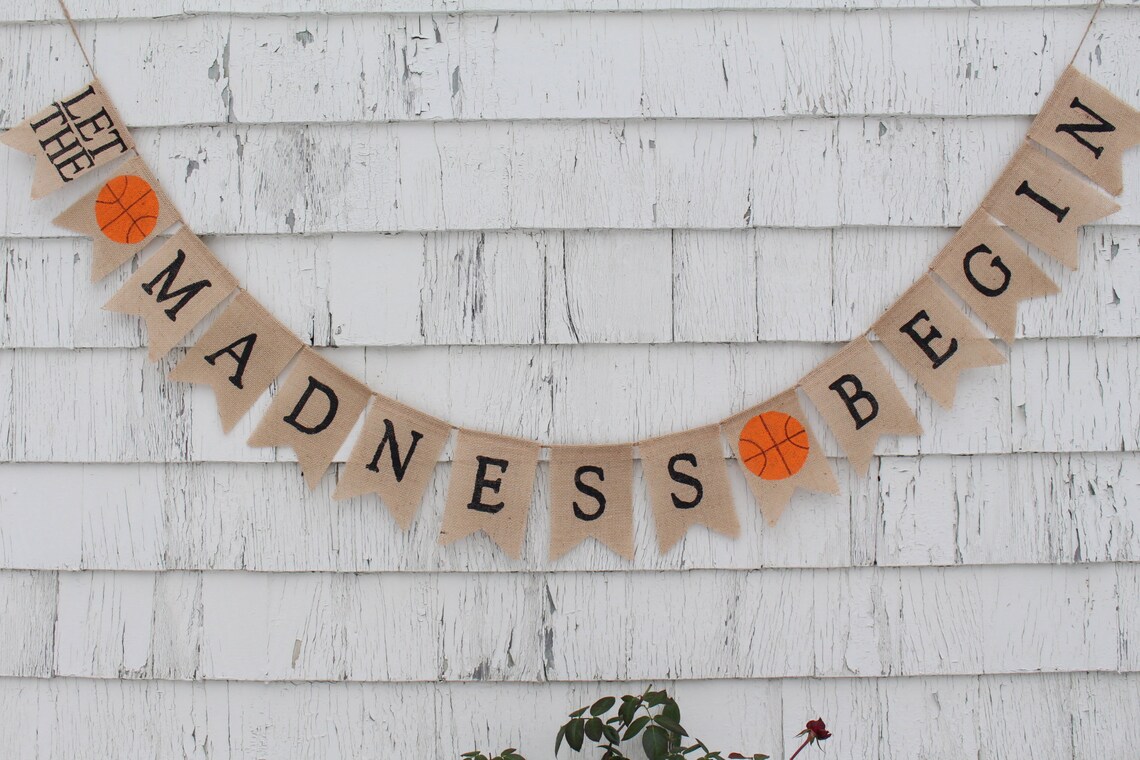 March Madness Decor, March Madness Banner, March Madness Party Garland ...
