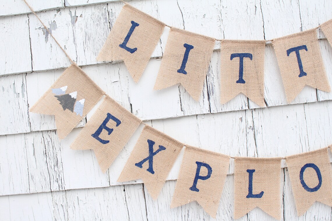 Little Explorer Banner Adventure Baby Shower Banner | Etsy