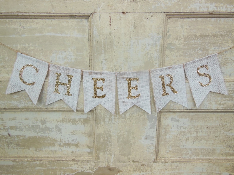 Cheers Banner Cheers Bunting Wedding Decor Wedding Banner - Etsy