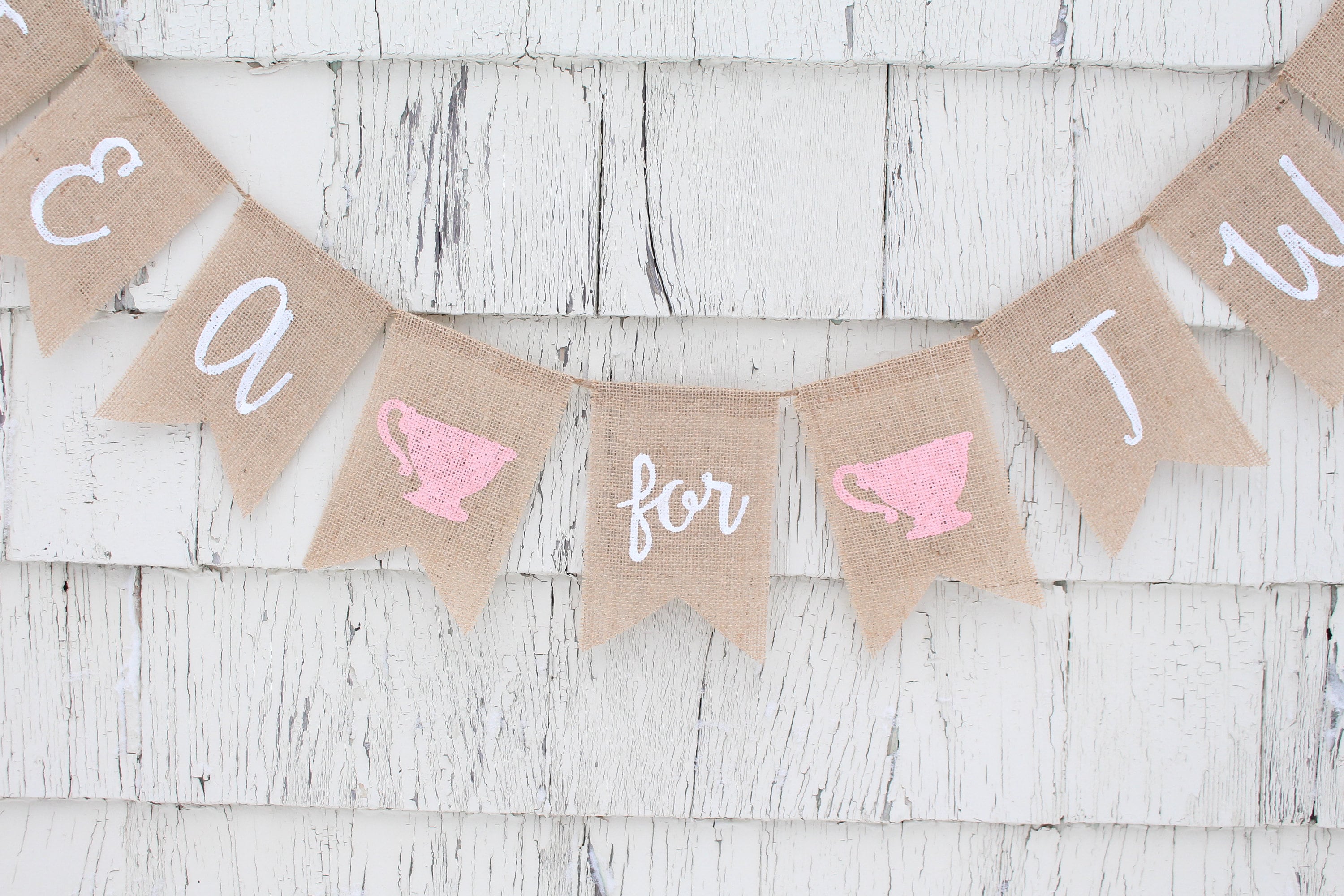 Tea for Two Banner Tea Party Birthday Second Birthday Tea | Etsy